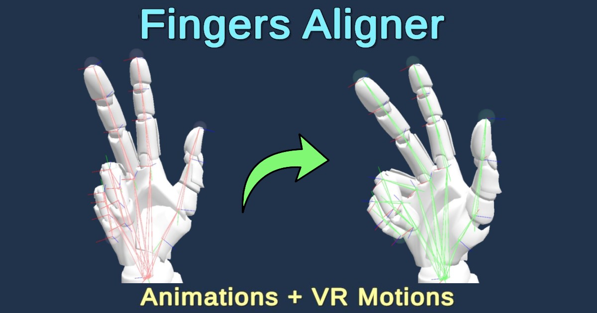 Movement Fingers Aligner | Animation Tools | Unity Asset Store