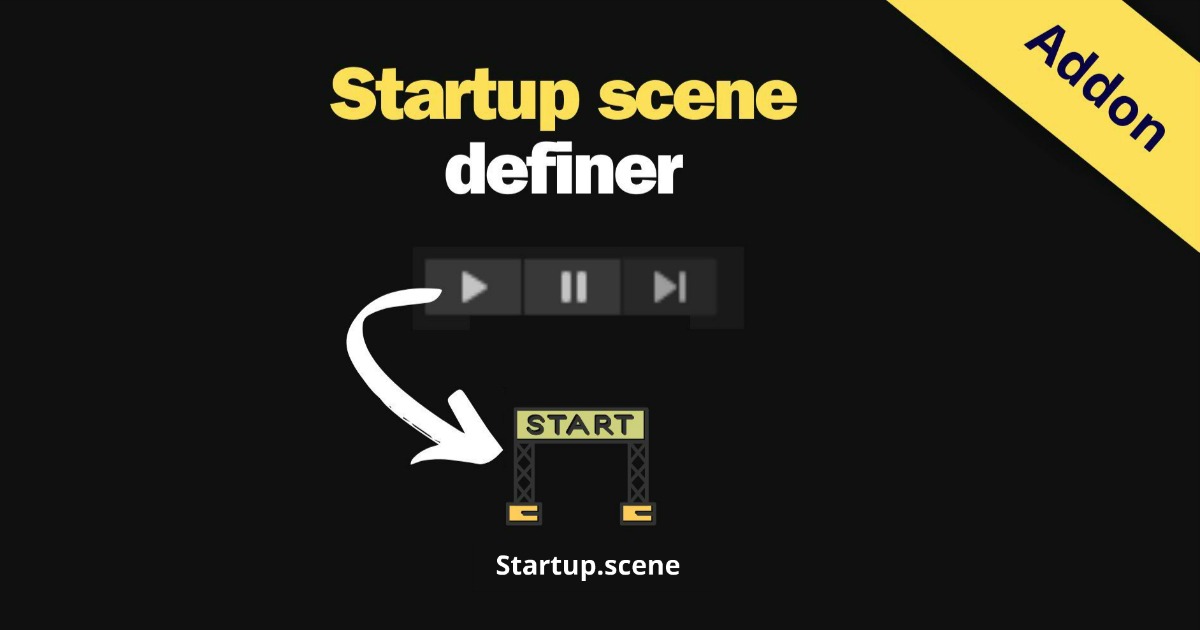 Startup Scene Definer in Editor | Add-Ons | Unity Asset Store