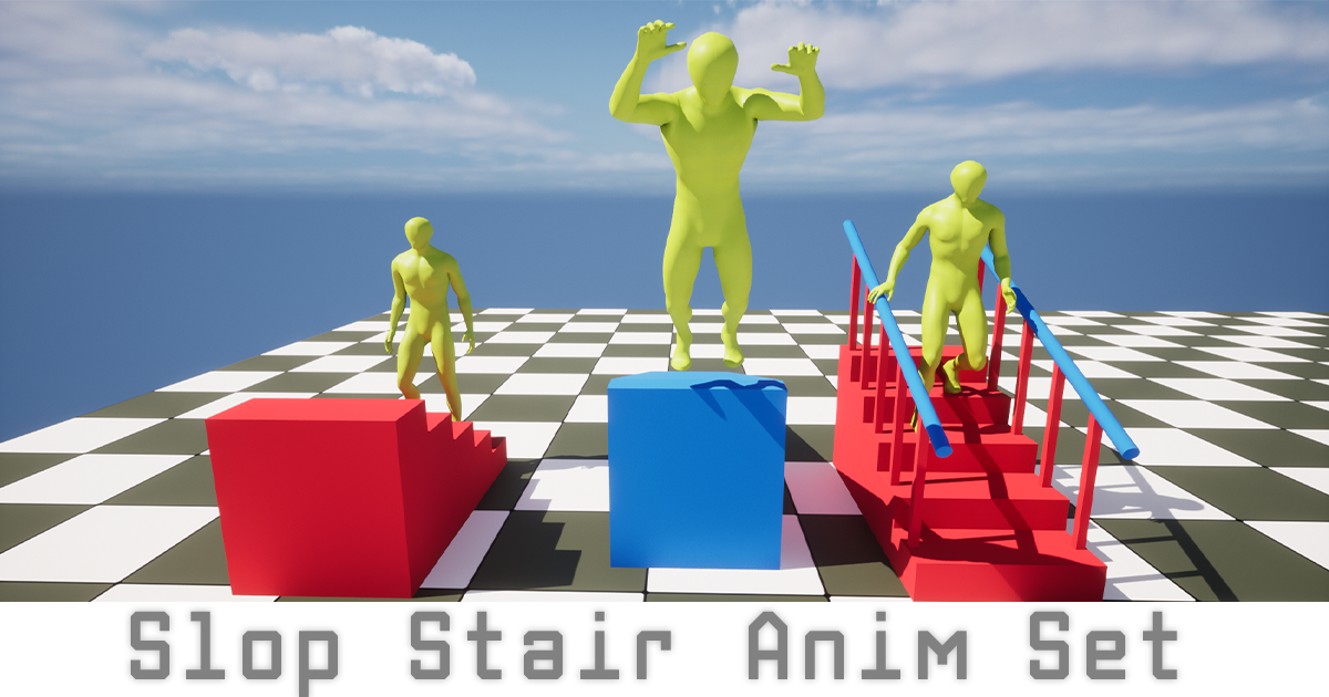 Slope Stair Anim Pack | 3D Animations | Unity Asset Store