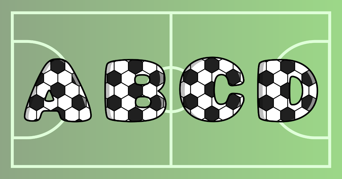The Soccer Ball Alphabet | 2D Characters | Unity Asset Store