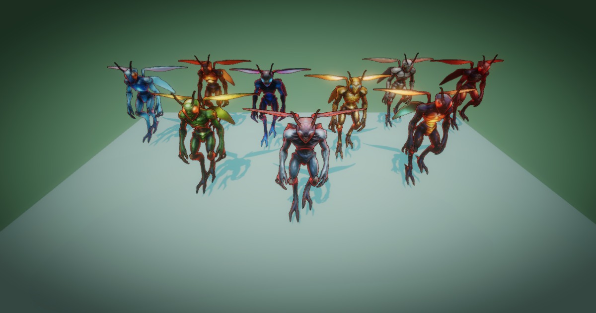 Fantasy Monster 09 – Game Ready (Rigged + Animations) – PixeliusVita ...