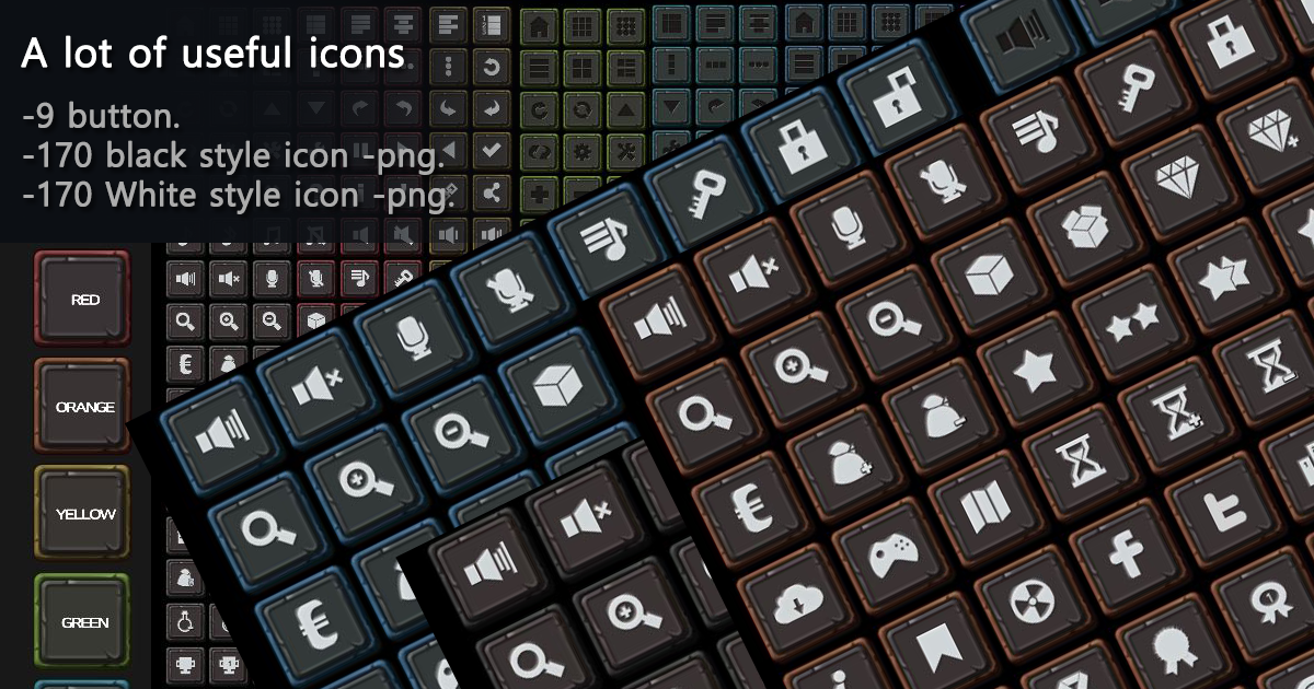 A lot of useful icons_03 | 2D Icons | Unity Asset Store