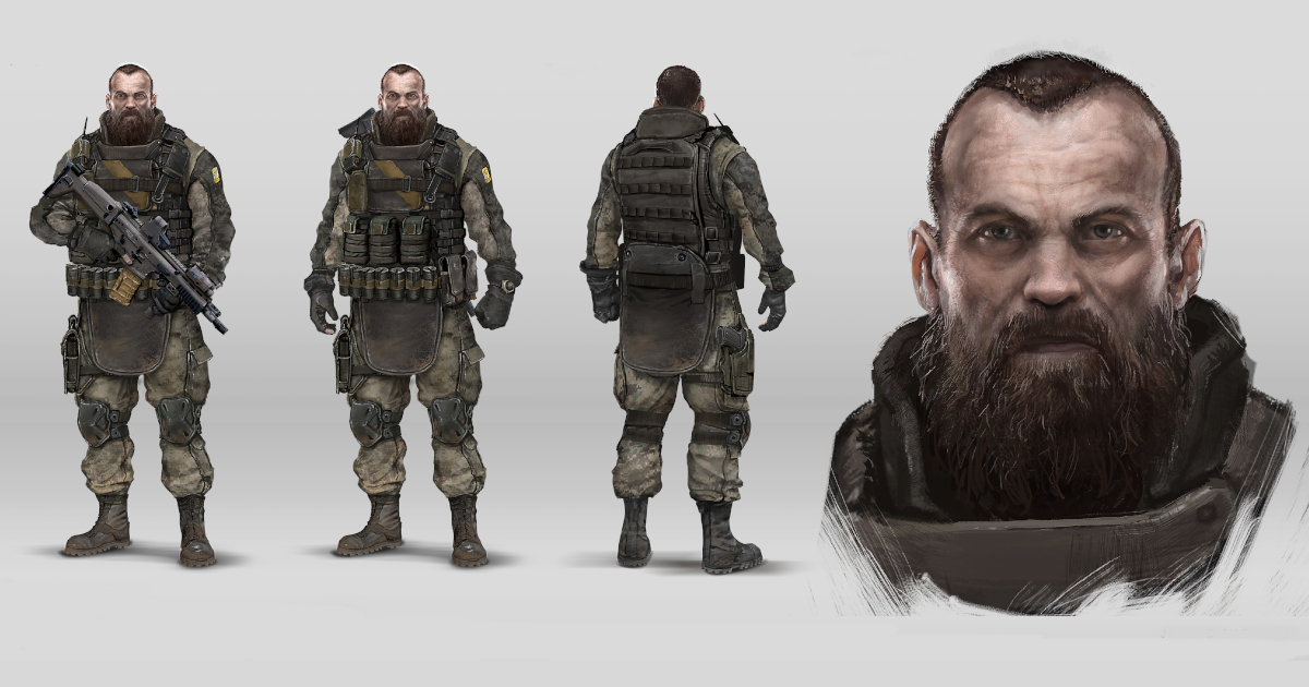 Soldier Model 02 - Customizable Character Pack | MIKHAIL | Characters ...
