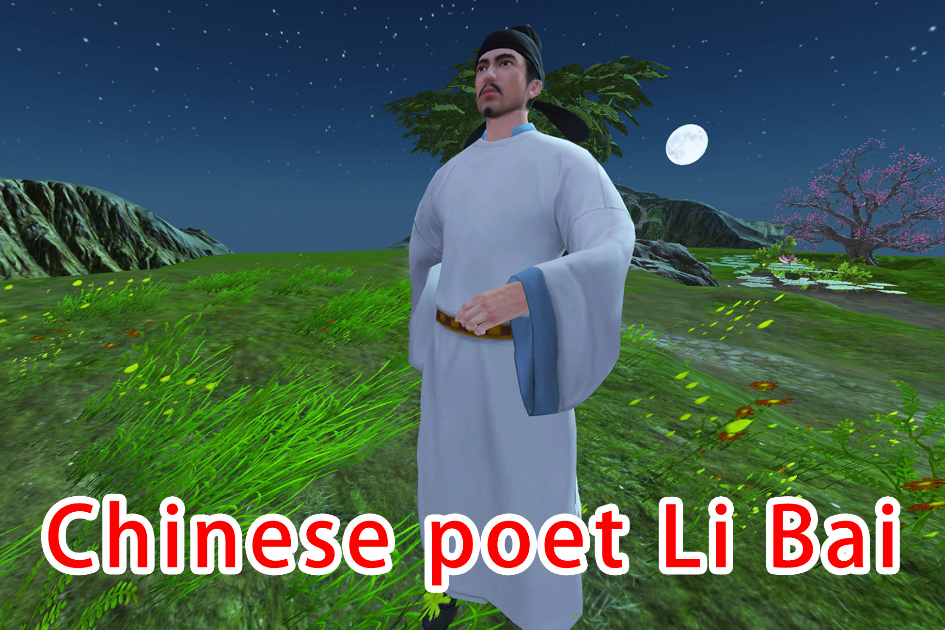 Chinese poet Li Bai | 3D 캐릭터 | Unity Asset Store