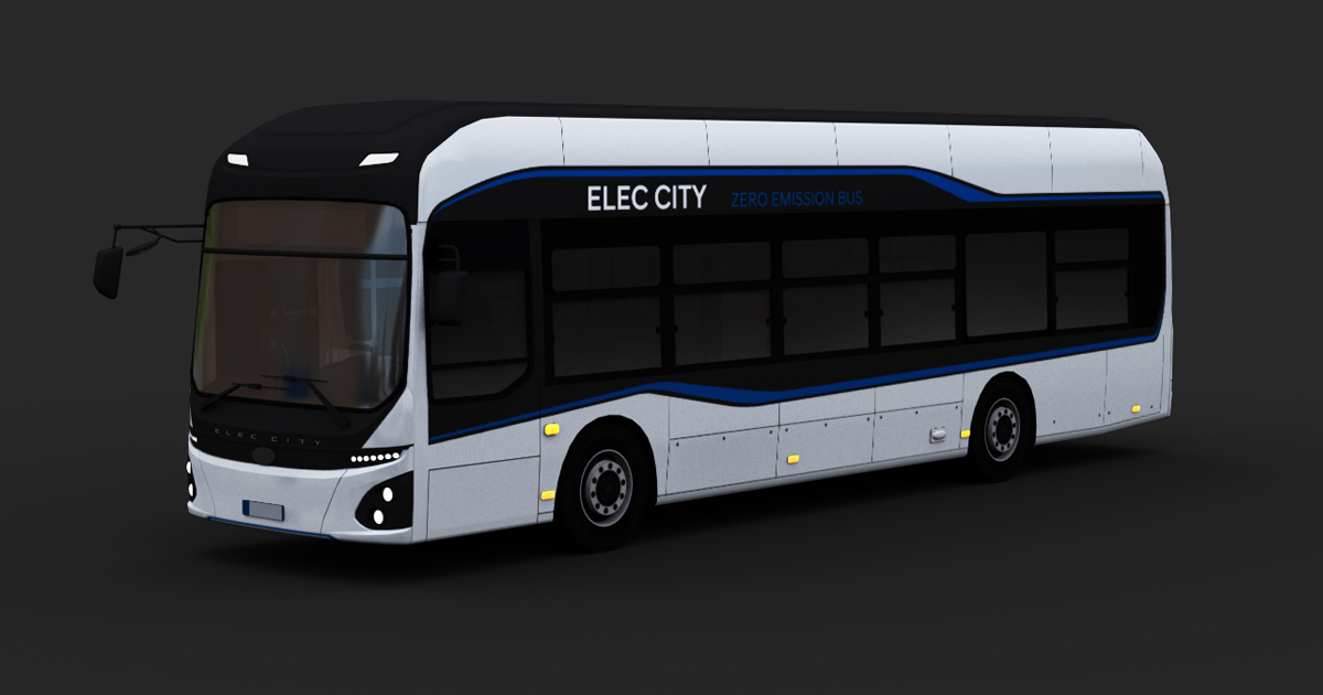 City Bus with Interior 13 | 3D Land | Unity Asset Store