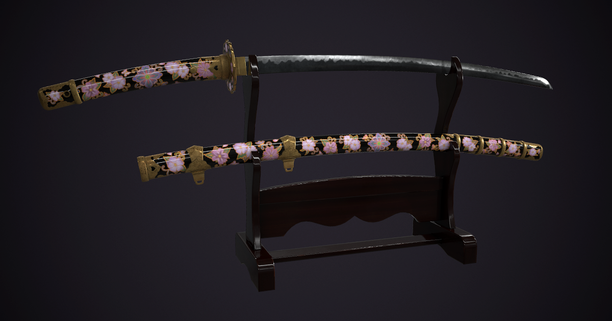 Samurai Sword TACHI | 3D 무기 | Unity Asset Store