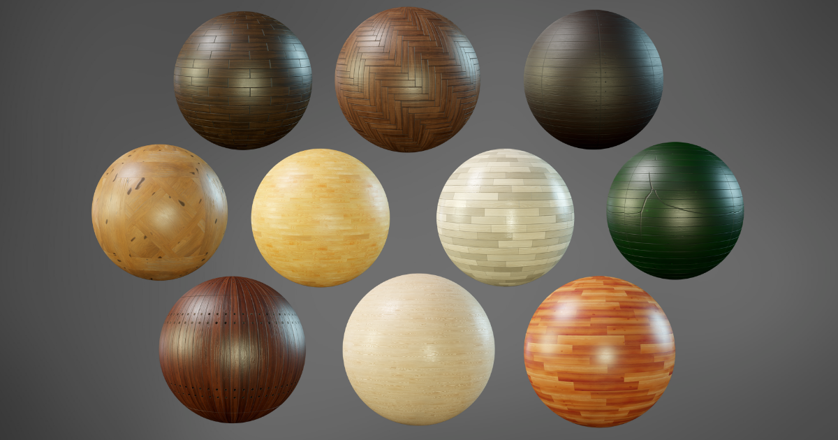 Wood Floor Materials V03 | 2D Floors | Unity Asset Store