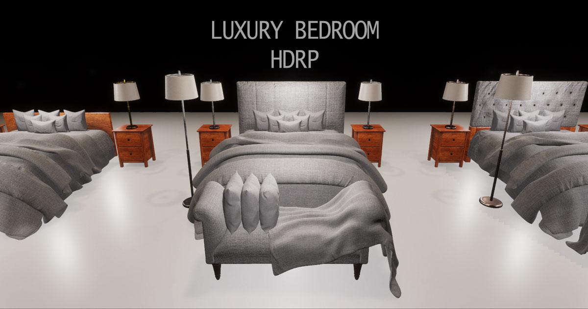 Luxury Bedroom HDRP | 3D Interior | Unity Asset Store