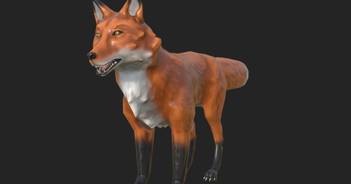 Semi realistic Fox 4 textures | Characters | Unity Asset Store