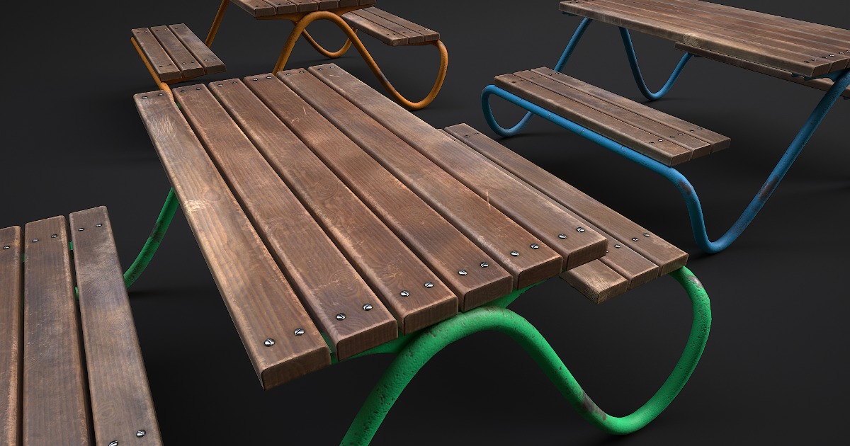 Outdoor bench | 3D Environments | Unity Asset Store