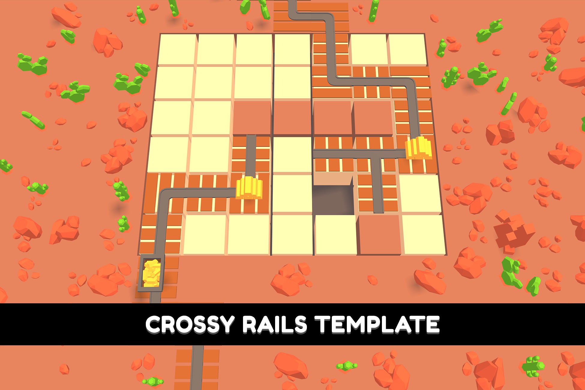 Crossy Rails | Template + Editor | Packs | Unity Asset Store