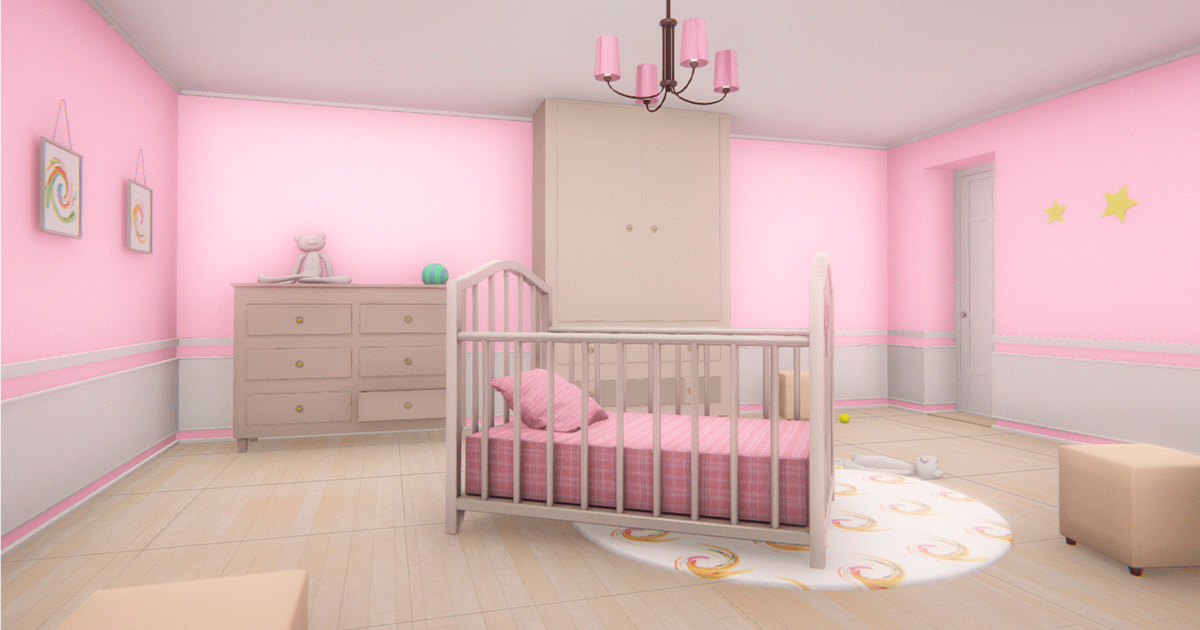 Small girl's room - interior and props | 3D Interior | Unity Asset Store
