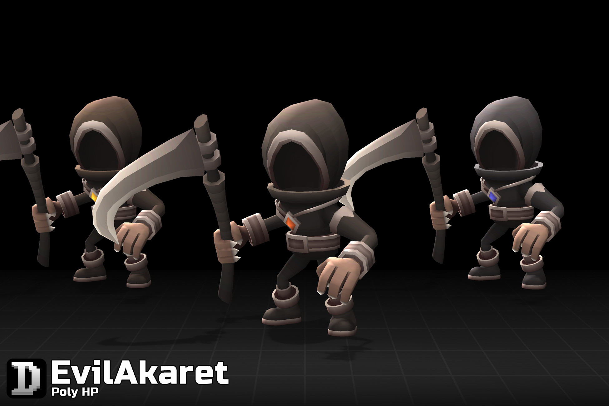 Poly HP - EvilAkaret | 3D 생물 | Unity Asset Store