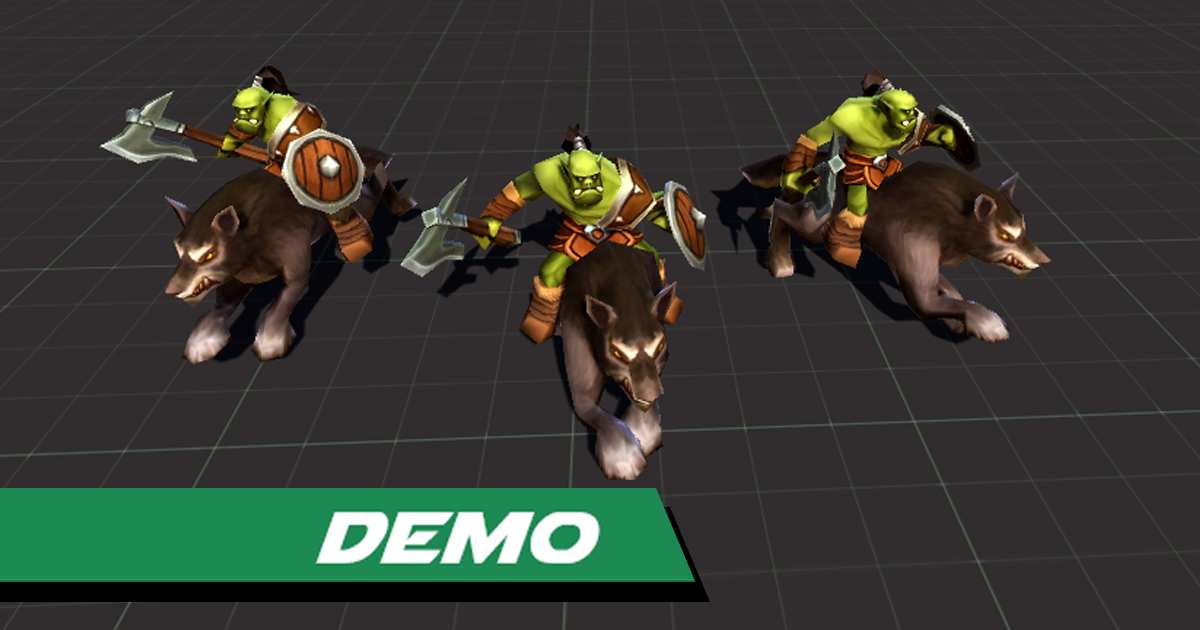Toon RTS Units - Orcs Demo | Characters | Unity Asset Store