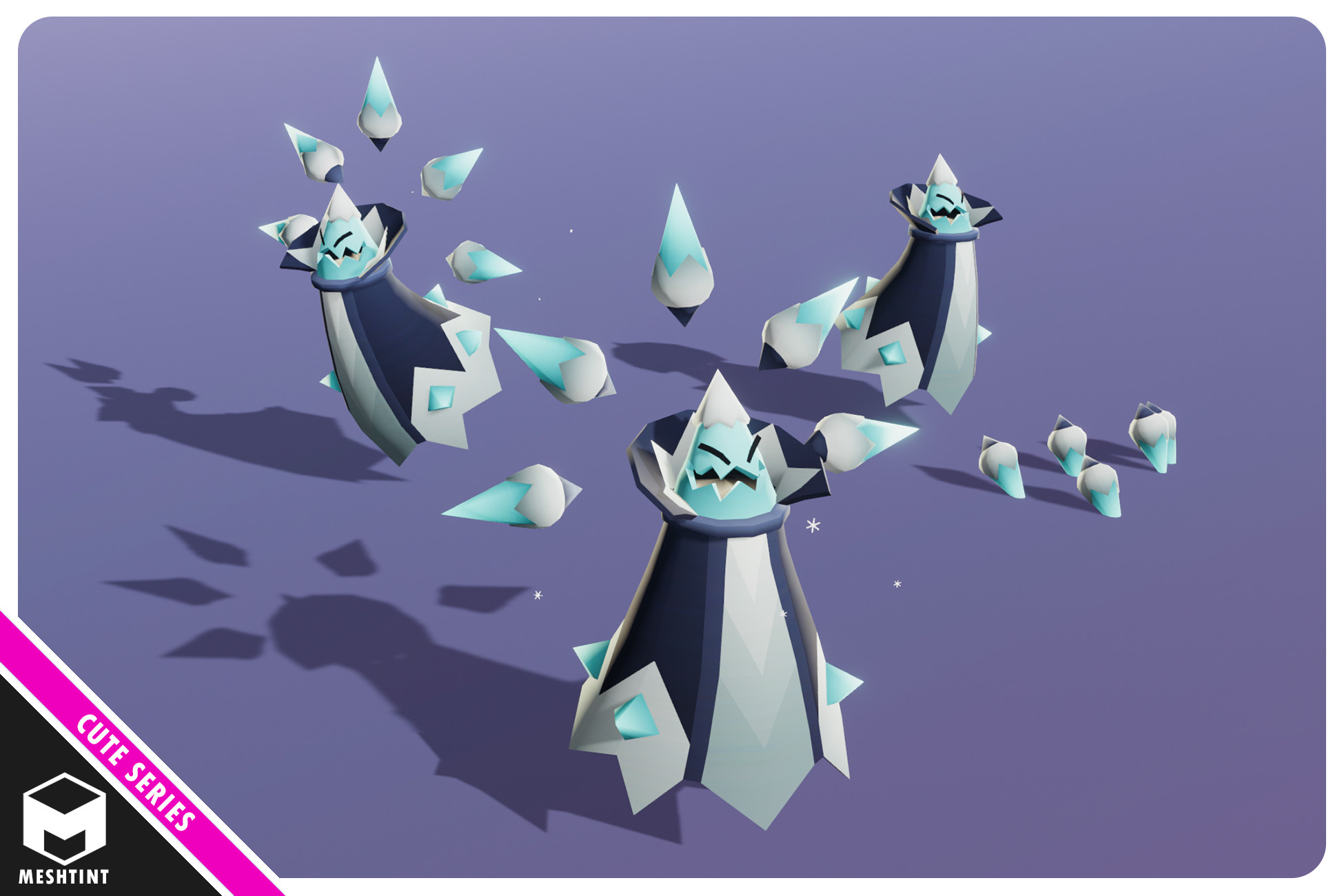 Ice Mage Cute Series | 3D Creatures | Unity Asset Store