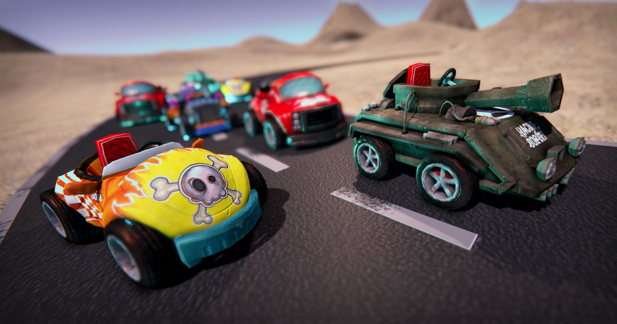 5 Racing Toon Karts Vol.01 | 3D Vehicles | Unity Asset Store