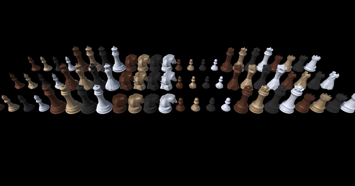 Chess Mega Set FREE VERSION | 3D Props | Unity Asset Store