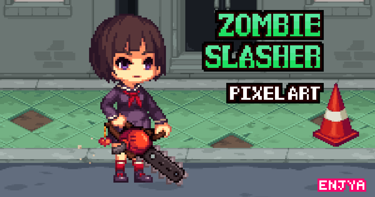 zombie slasher: Highschool Girl (character) | 2D Characters | Unity ...