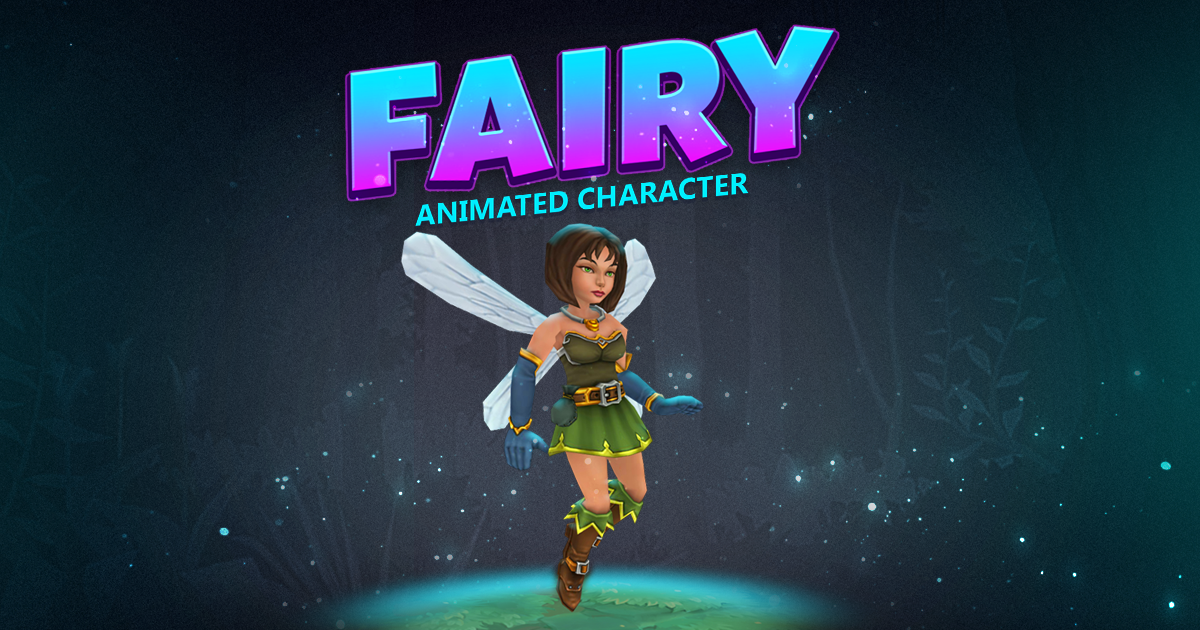 Fairy animated character | 3D Characters | Unity Asset Store
