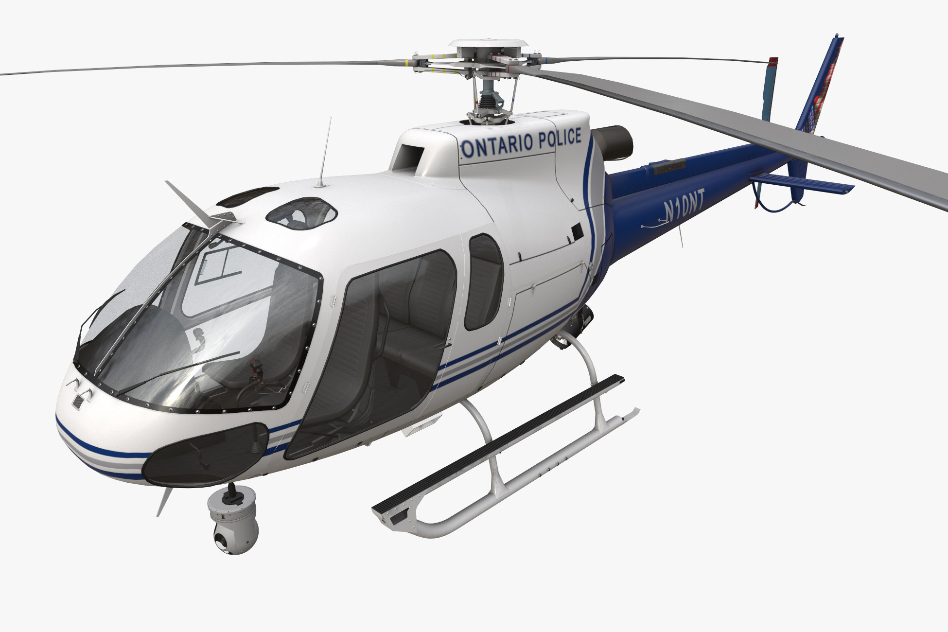 AS-350 Ontario Police | 3D Air | Unity Asset Store