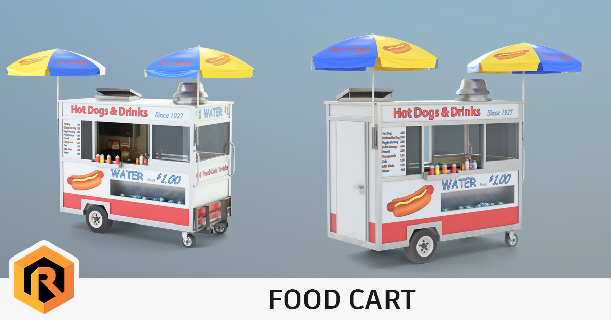 Food Cart | 3D Props | Unity Asset Store