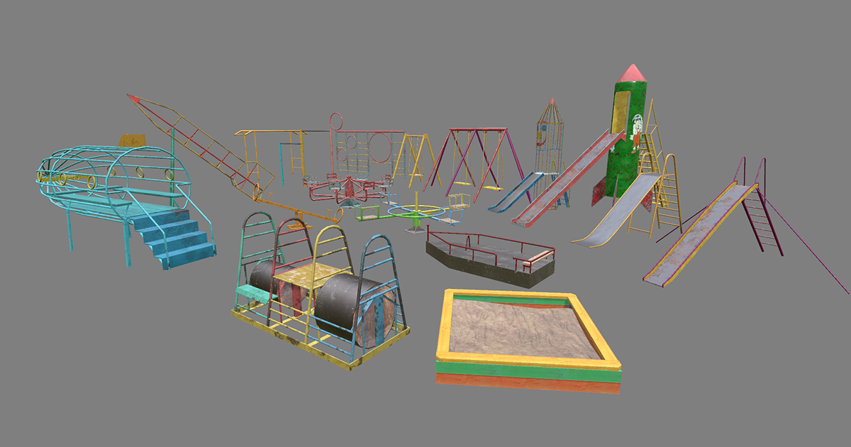 Old Playground | 3D 外观 | Unity Asset Store