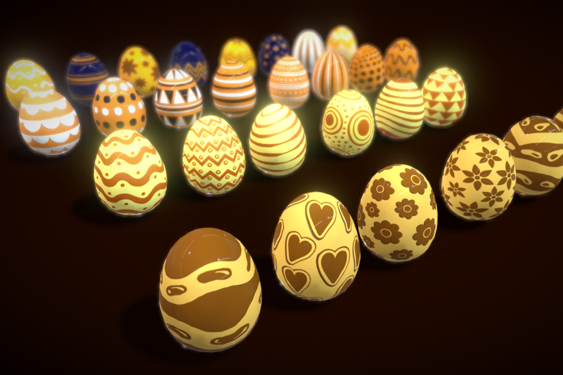 Collections Easter Eggs7 | 3D Props | Unity Asset Store