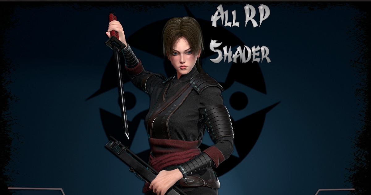 Ninja Girl Three | 3D キャラクター | Unity Asset Store