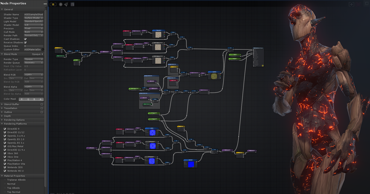 Amplify Shader Editor Visual Scripting Unity Asset Store 2835