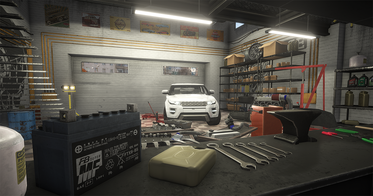 Garage Environment PBR | 3D 도시 | Unity Asset Store