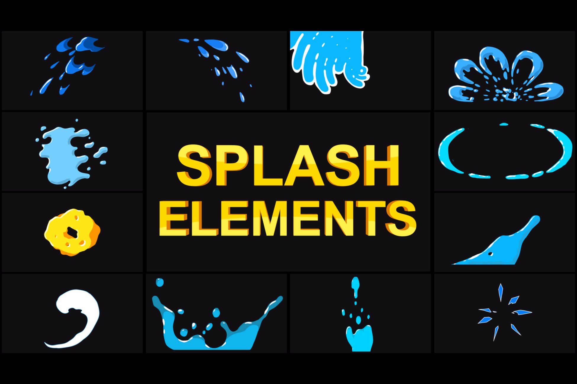 Splash Elements Pack | 불 & 폭발 | Unity Asset Store