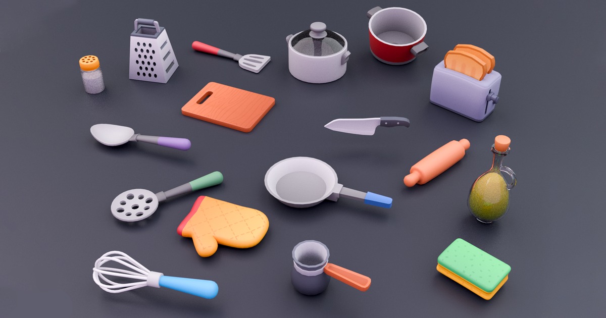 Objects Pack | Kitchen Objects | 3D 소품 | Unity Asset Store