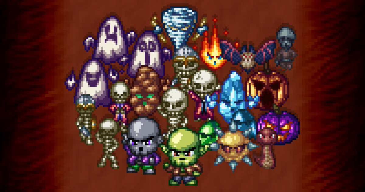 Retro Pixel Monsters | 2D Characters | Unity Asset Store