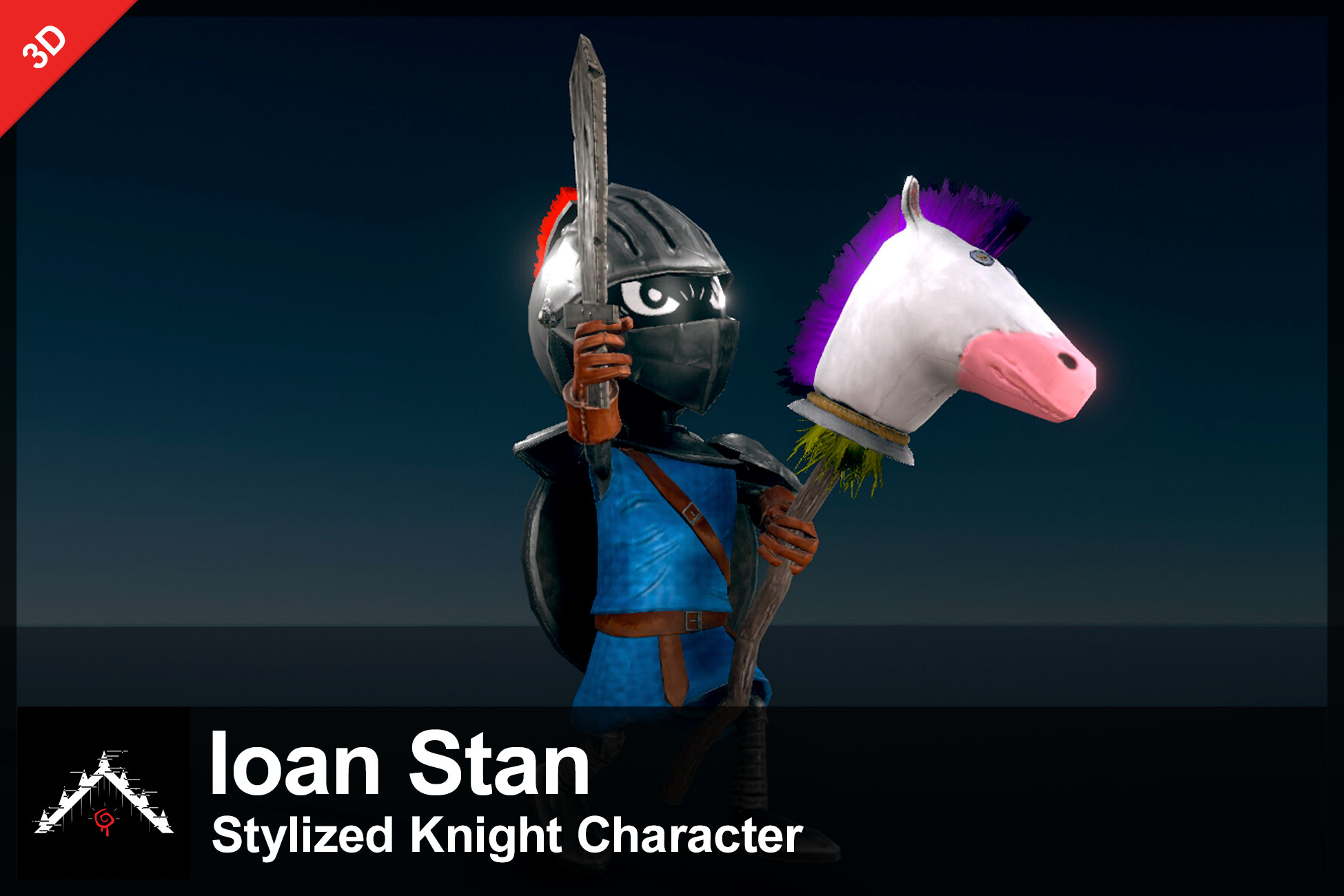 Stylized Knight Character | 3D Characters | Unity Asset Store