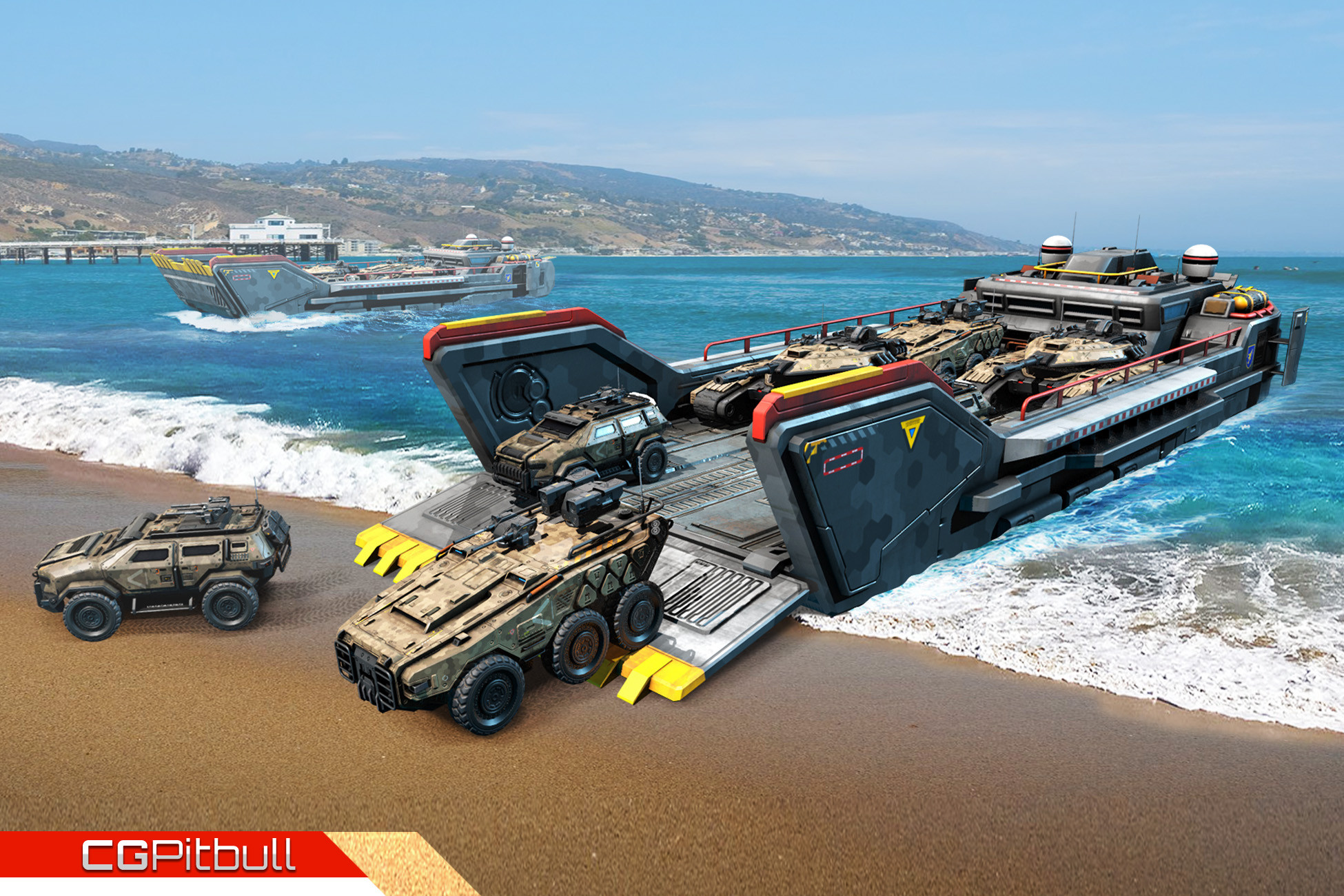 WARSHIPS - Landing Craft | 3D Vehicles | Unity Asset Store