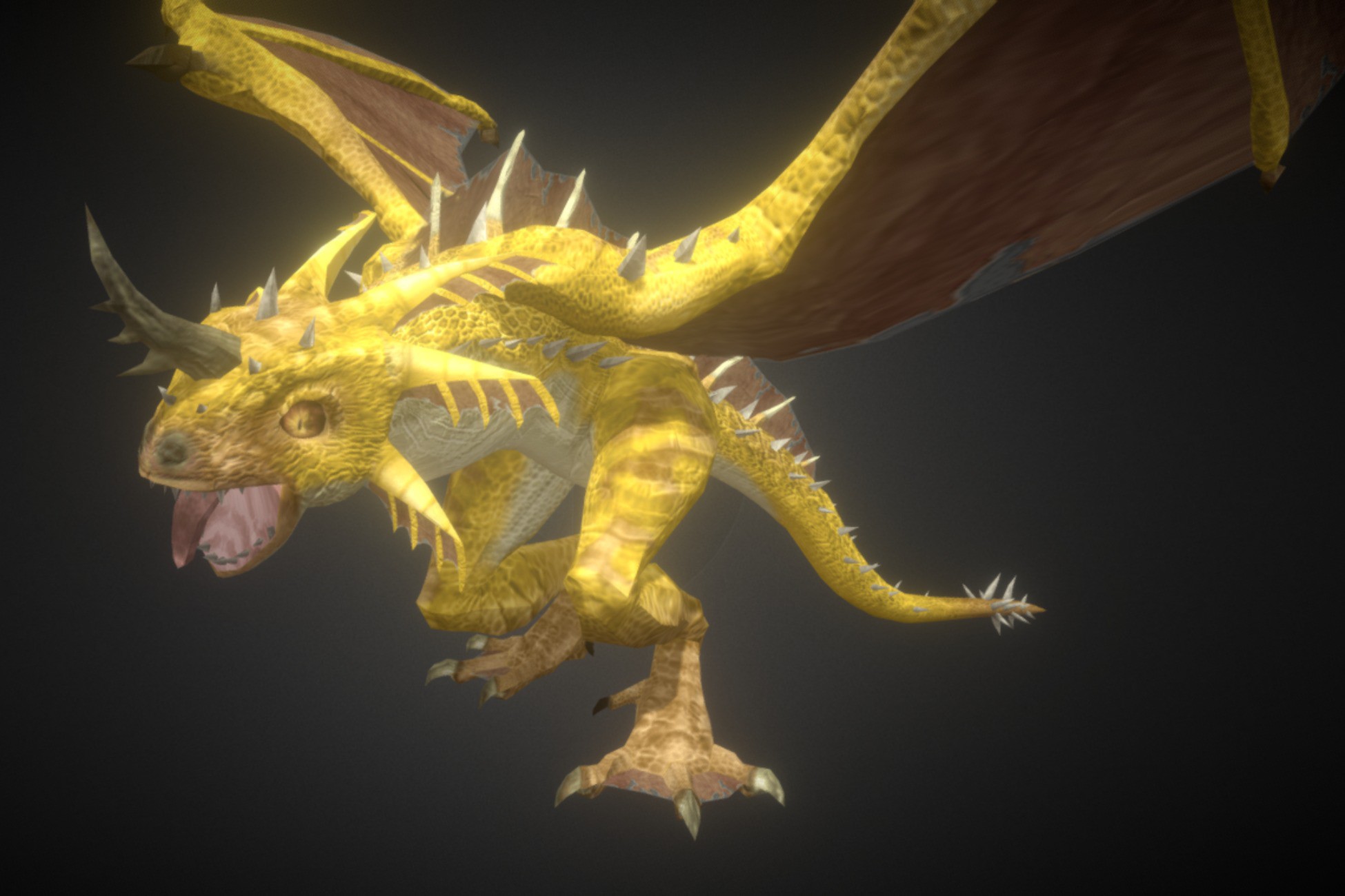 Small Wyvern Thunder v1 | 3D Creatures | Unity Asset Store