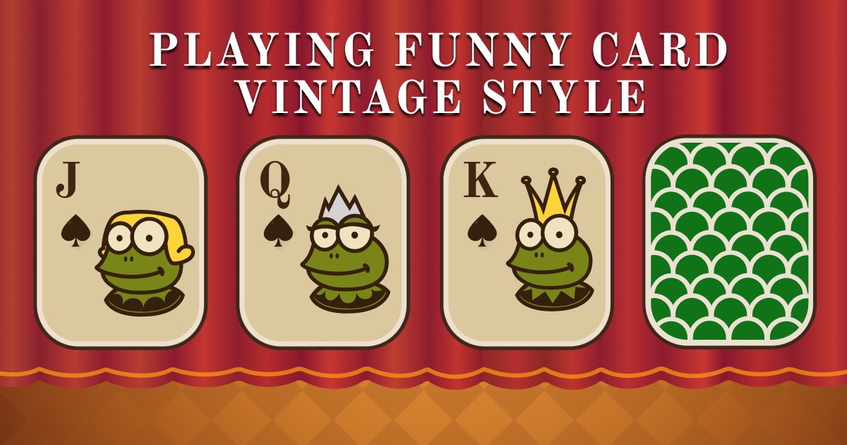 Funny Vintage Playing Card Pack | 2D Characters | Unity Asset Store