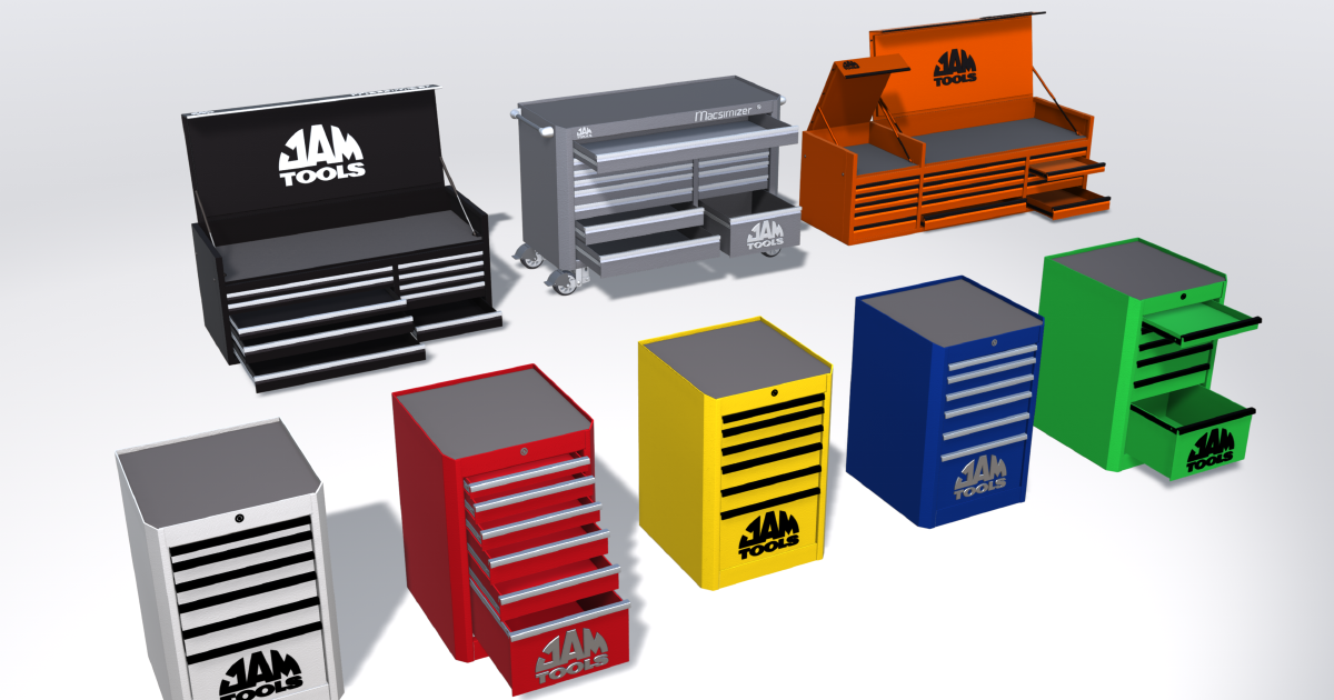 Drawer Rolling Tool Box Pack | 3D Industrial | Unity Asset Store