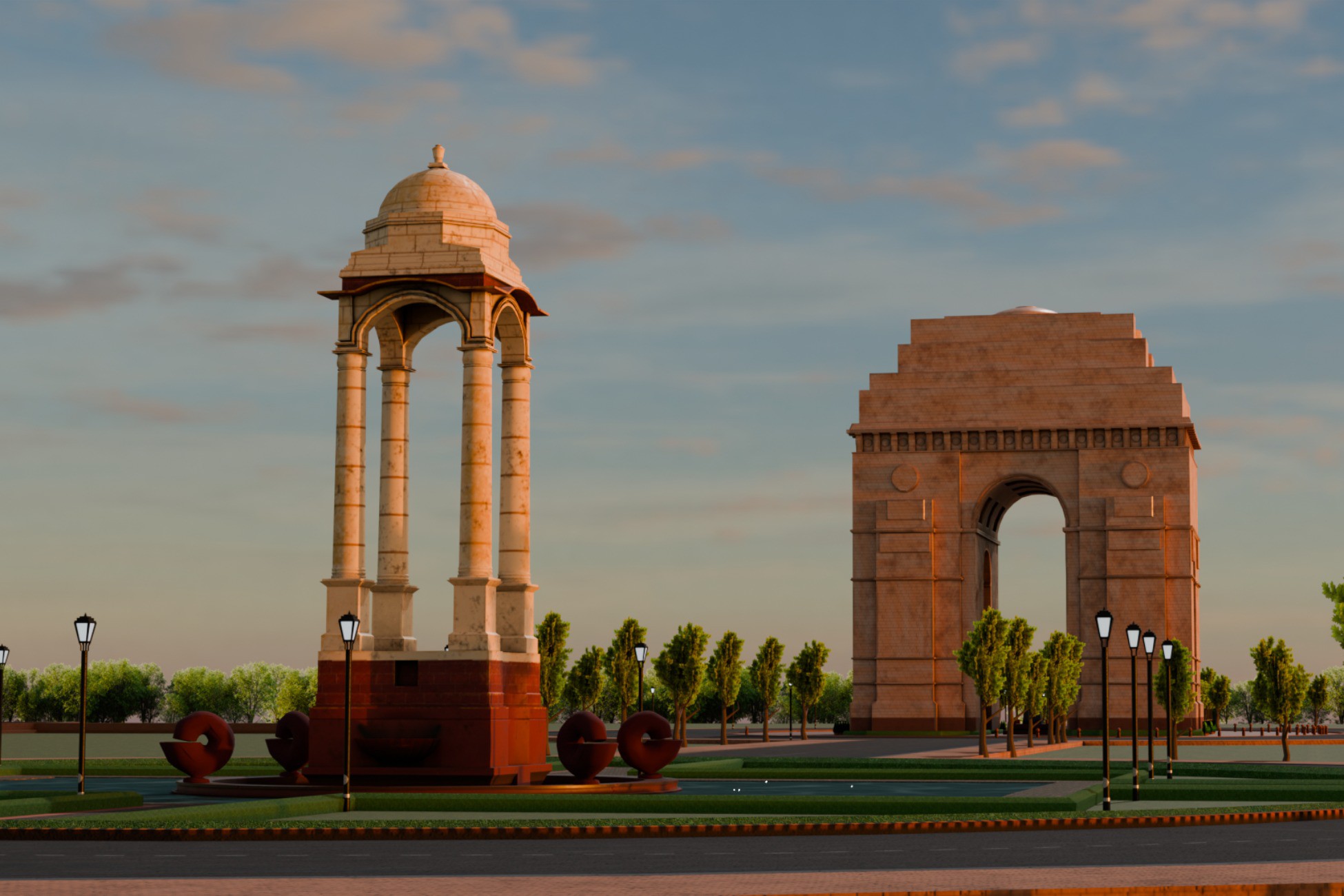 India Gate Metaverse | 3D Environments | Unity Asset Store