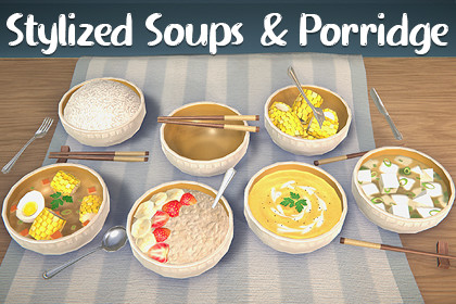 Stylized Soups & Porridge | Unity AssetStore Price down information