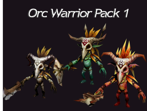 Orc Warrior Pack 1 | 3D 캐릭터 | Unity Asset Store