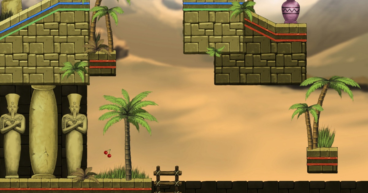 Egyptian Temple - Platformer Tileset | 2D 주변환경 | Unity Asset Store