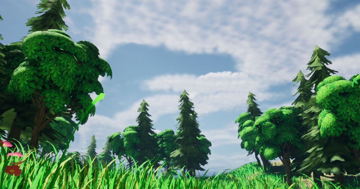 Stylized forest vegetation environment | 3D Environments | Unity Asset ...