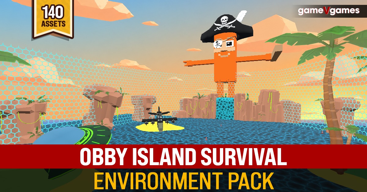 Obby Island Survival Environment Pack | 3D Environments | Unity Asset Store
