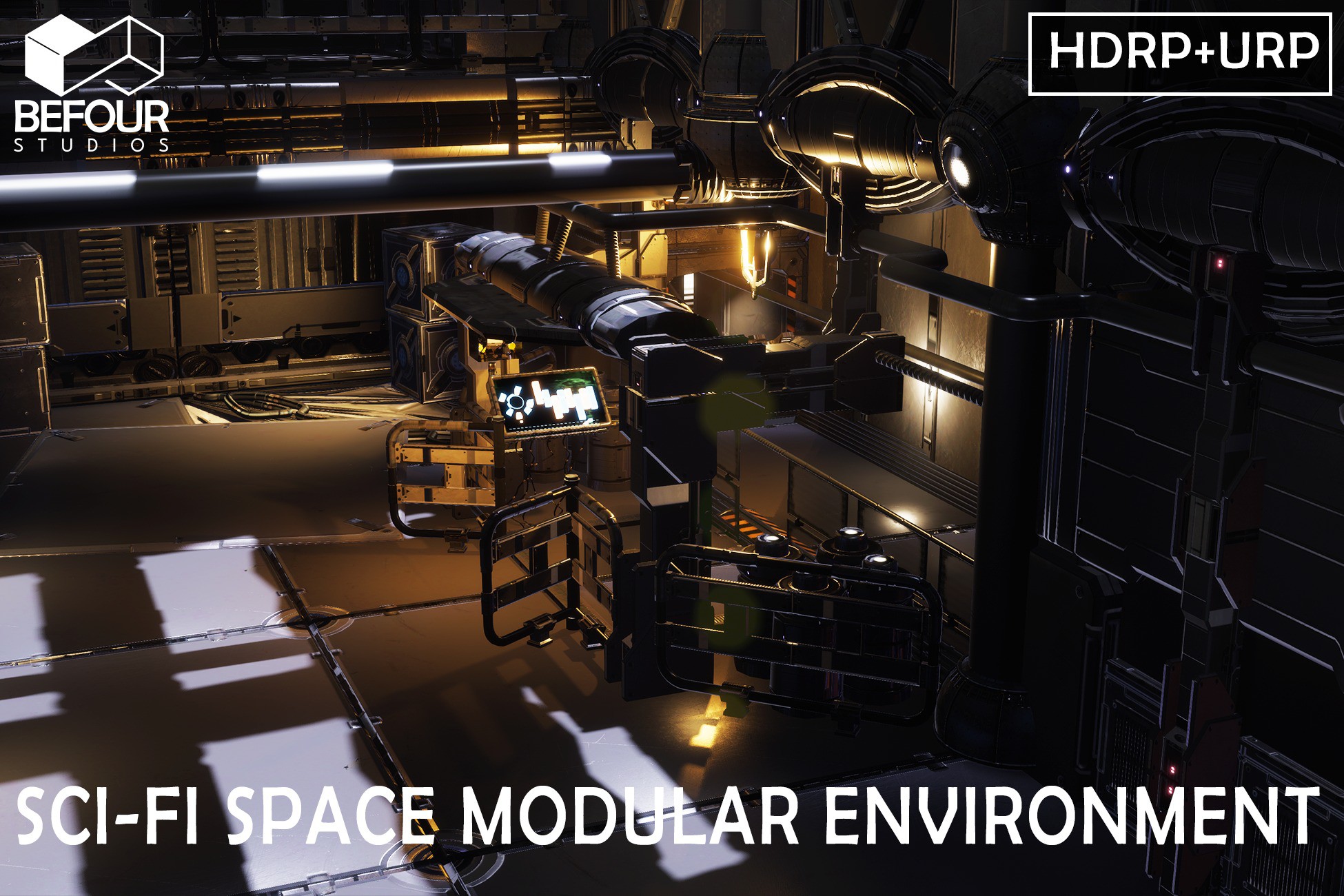 Sci-Fi Space Modular Environment | 3D Sci-Fi | Unity Asset Store