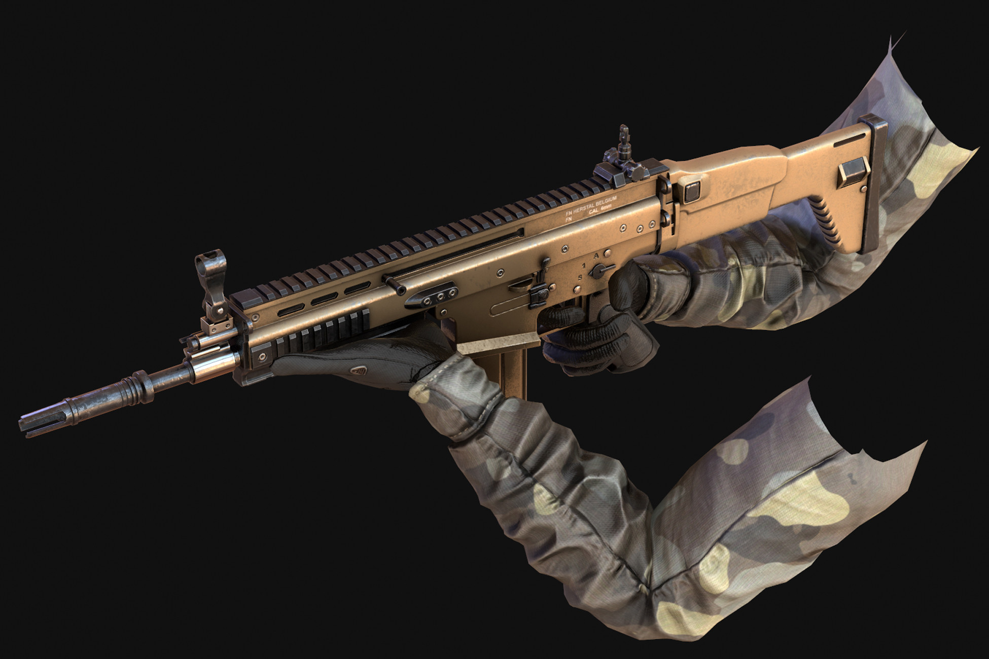 Rifle Assault-H Animated FPS - Modern Weapons | 3D Weapons | Unity ...