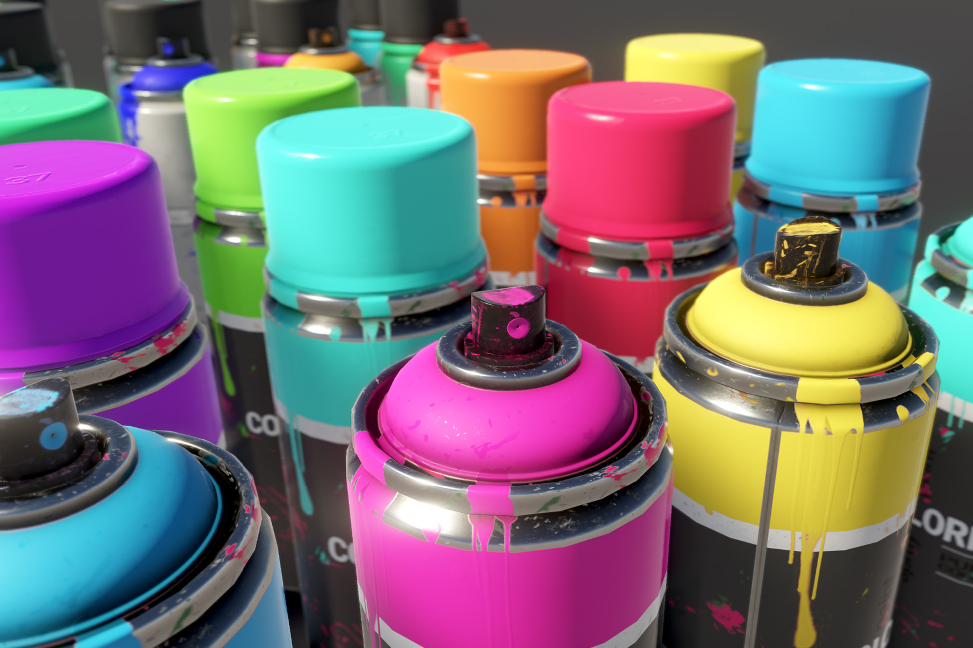 HQ PBR Spraycan | 3D Props | Unity Asset Store