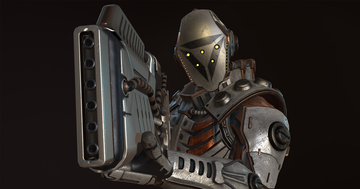 Sci-fi cyborg soldier | Characters | Unity Asset Store