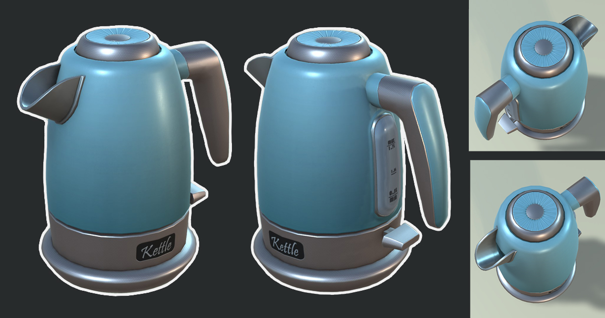 Electric Tea Kettle | 3D Electronics | Unity Asset Store