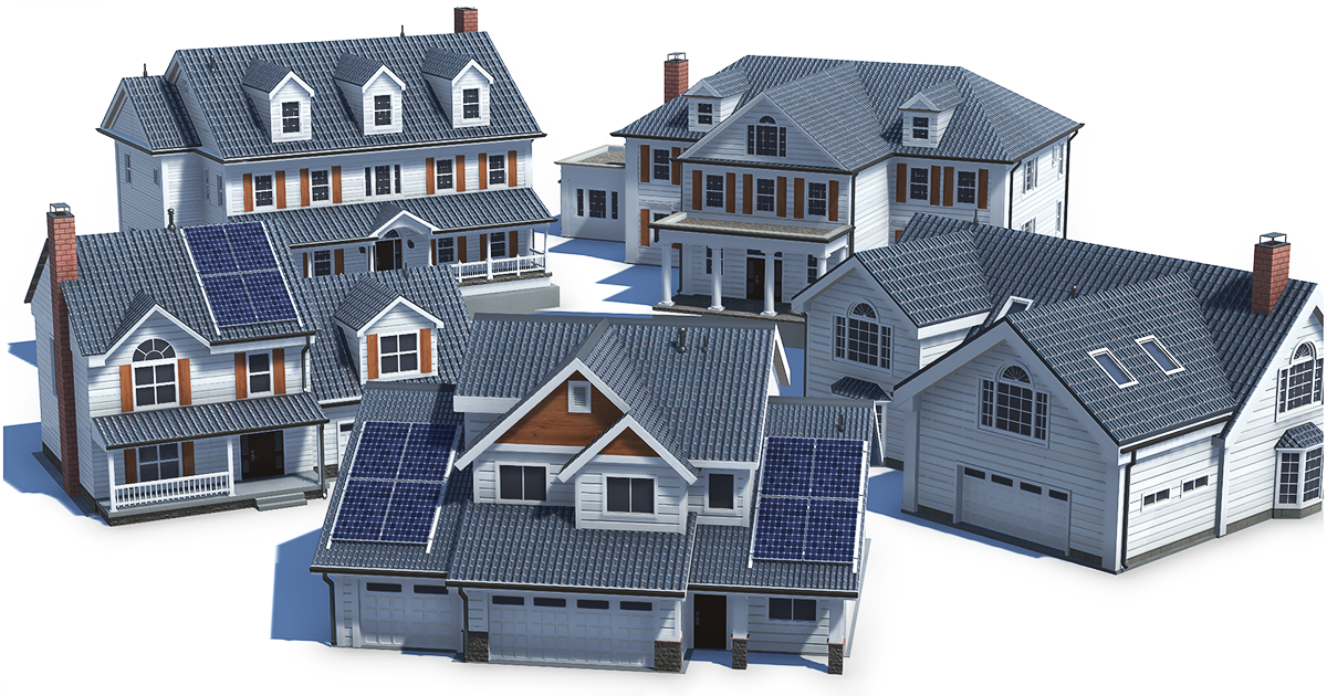 Modern Suburban House Pack | 3D Urban | Unity Asset Store